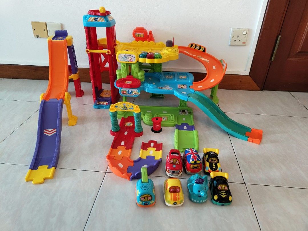 Vtech car garage, Babies & Kids, Infant Playtime on Carousell