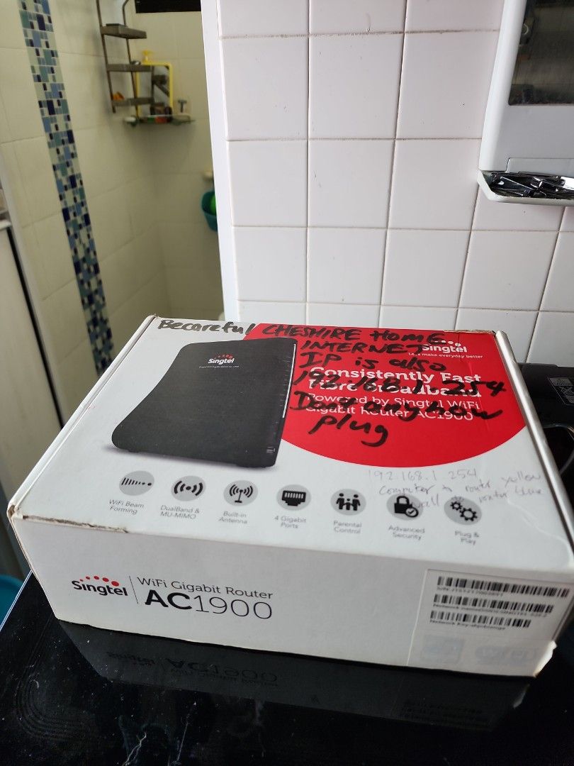 WIFI ROUTER AC 1900, Computers & Tech, Parts & Accessories, Networking ...