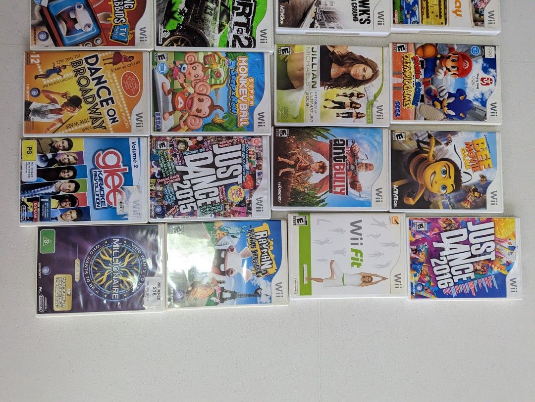 Wii Games Nintendo Wii games bundle 20 ant bully bee Wii fit play Mario ...