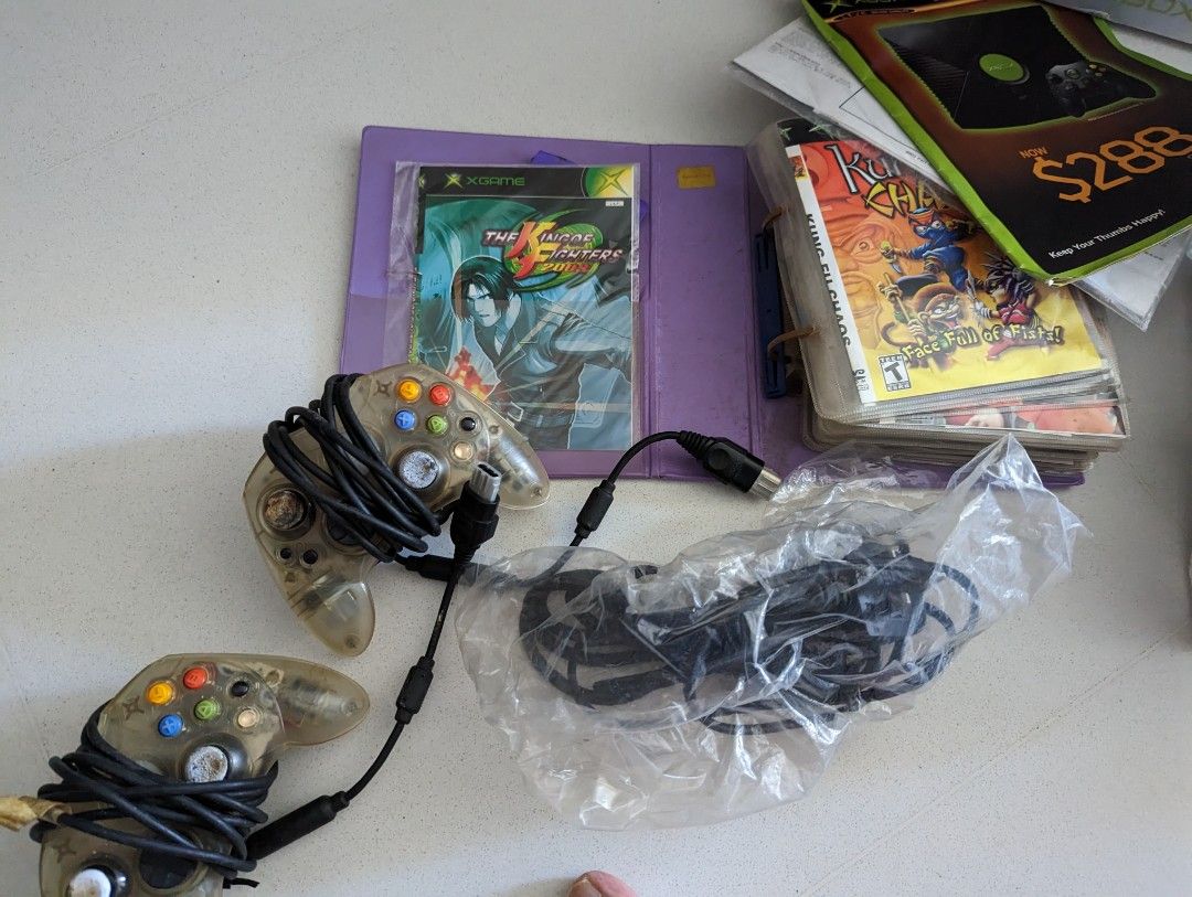 Xbox console crystal complete untested, Video Gaming, Video Game ...