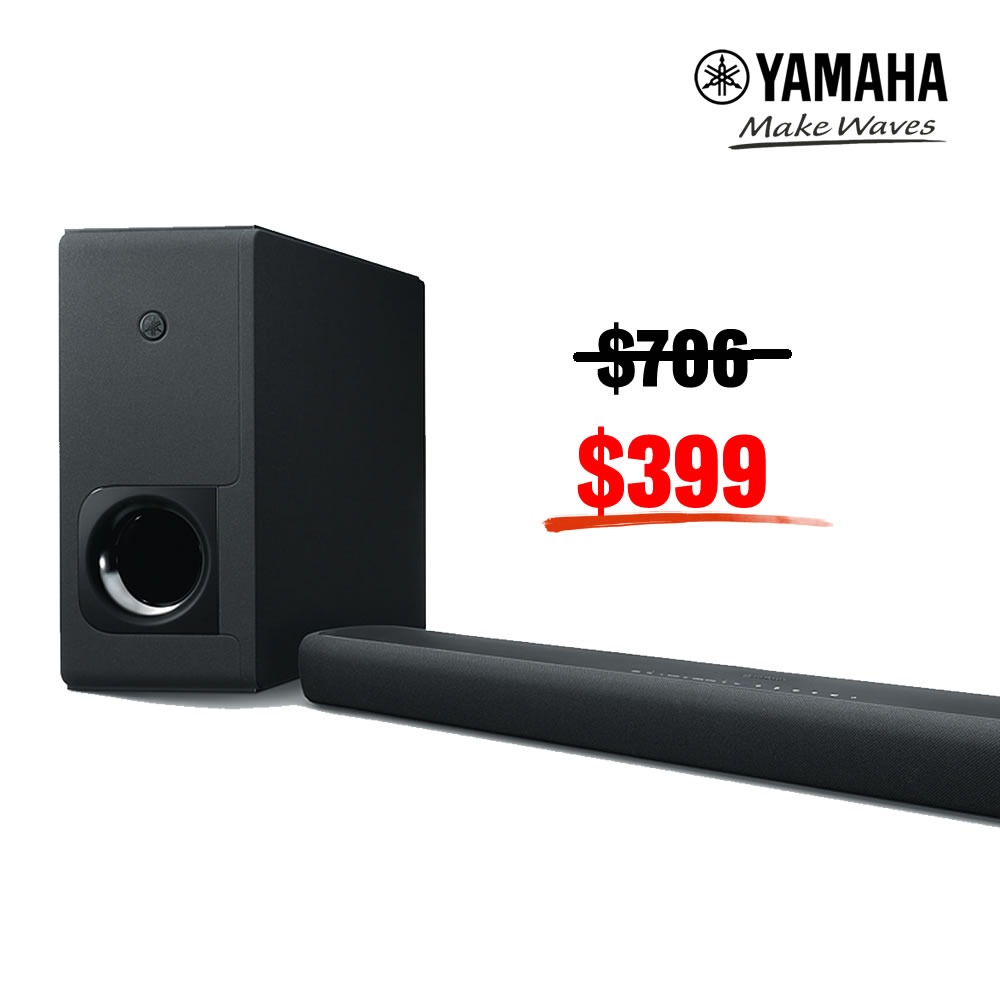 Yamaha YAS-209 Soundbar w/ Wireless Subwoofer (Demo Unit), Audio, Soundbars, Speakers ...