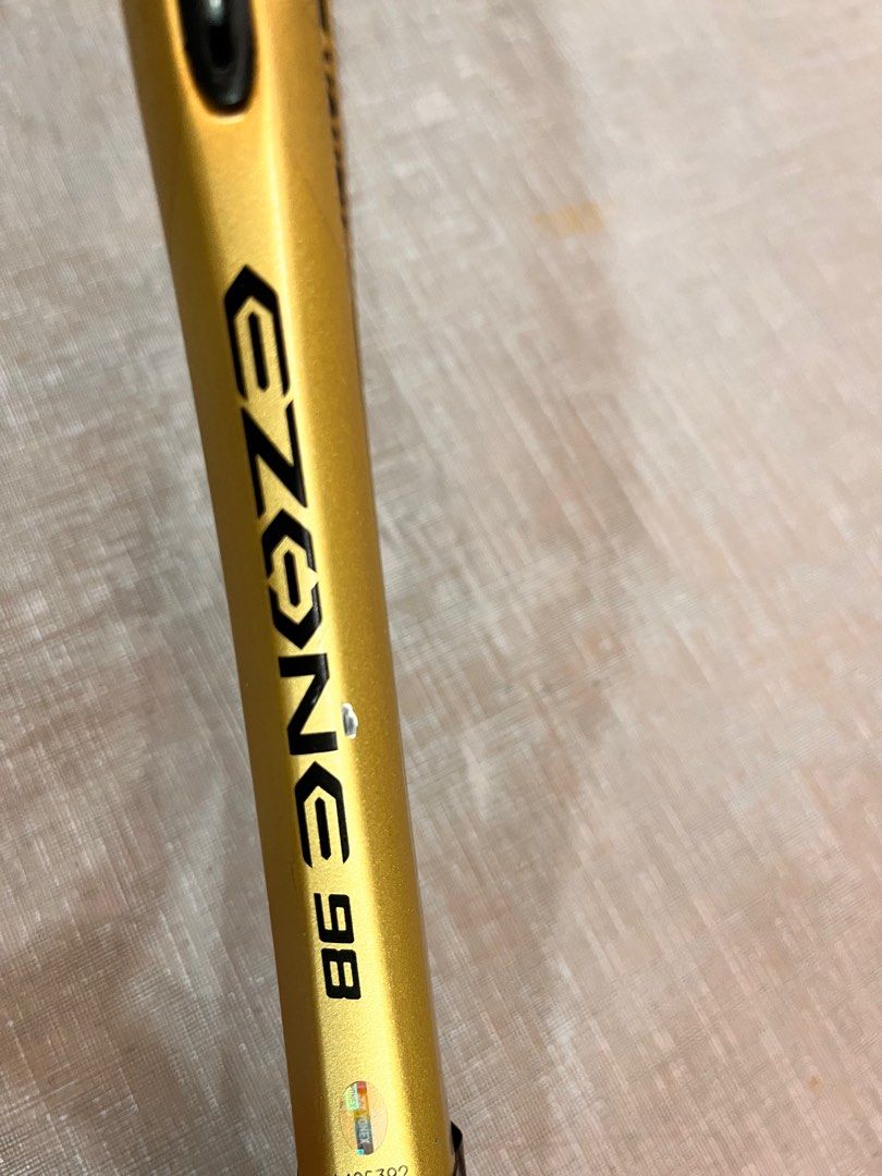 Yonex Ezone 98 Limited edition gold, Sports Equipment, Sports & Games, Racket & Ball Sports on ...