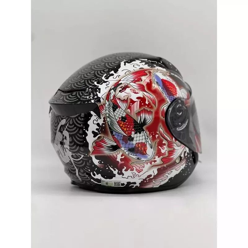 100% ORI+SIRIM} ARC XR KOI IKAN HELMET JAPAN DESIGN RITZ, Motorcycles ...