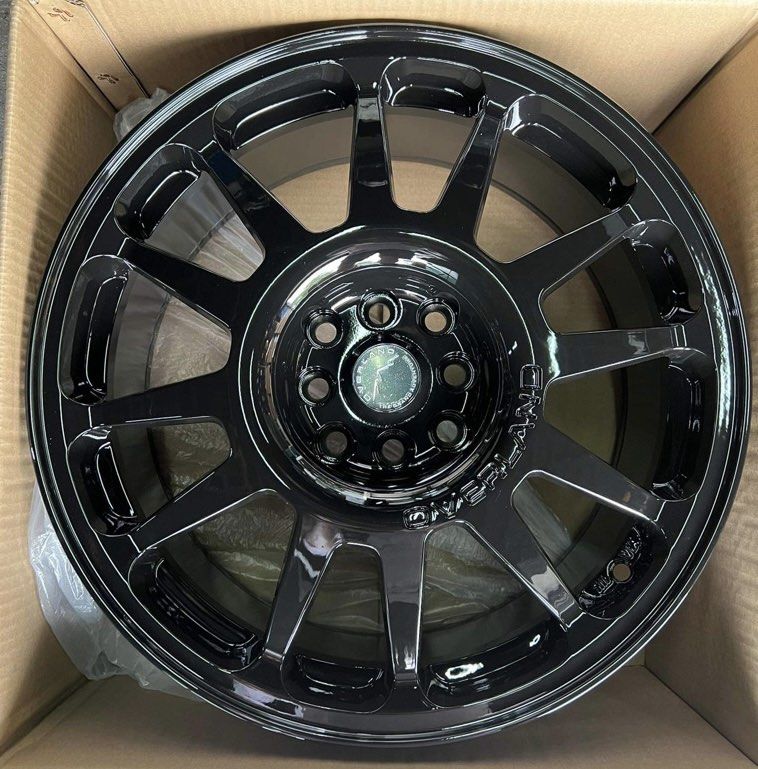 17” Overland Renegade Black Mags 4Holes pcd 100-114 Brandnew, Car Parts ...