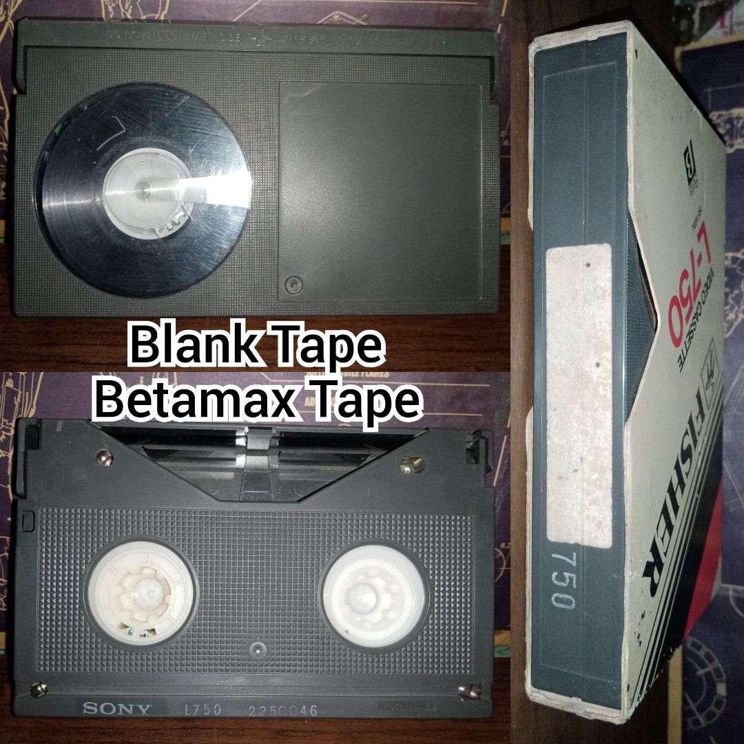 1970s-80s Betamax Tapes Three on Carousell