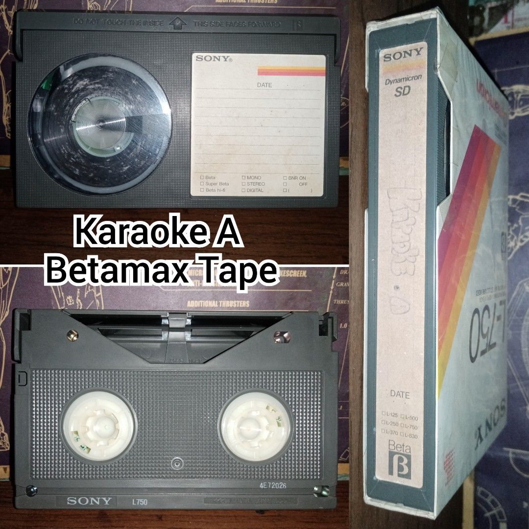 1970s-80s Betamax Tapes Three on Carousell