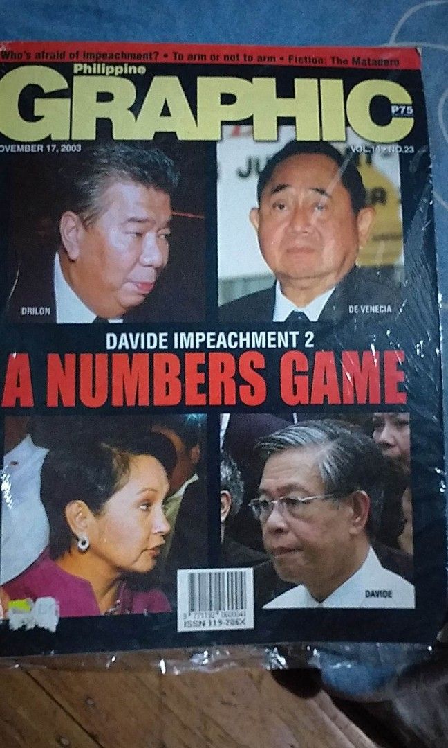 2003 Philippine graphic magazine pres gma cover, Hobbies & Toys, Books ...