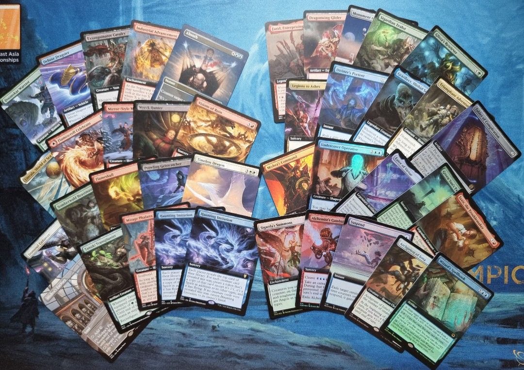 40 Extended Art Magic the Gathering rares, Hobbies & Toys, Toys & Games ...