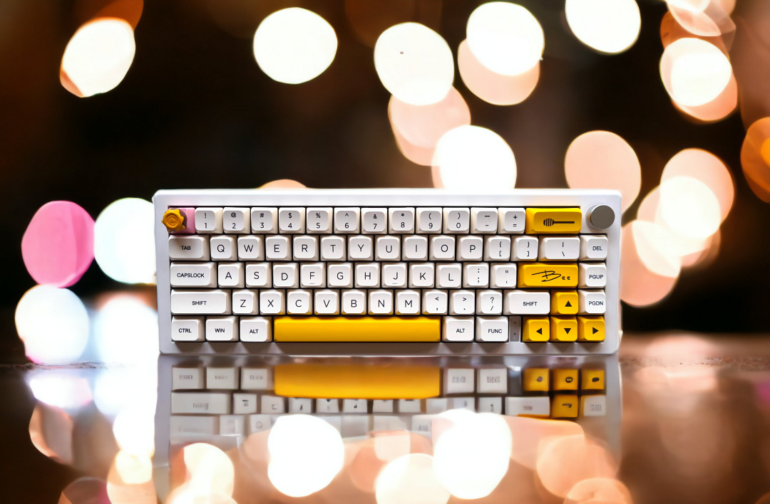 65% Custom Mechanical Keyboard (Honeymilk1005)- Fully Modded, Computers ...