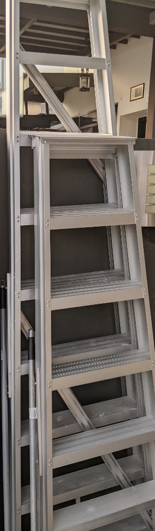 9 steps ladder, Furniture & Home Living, Home Improvement ...