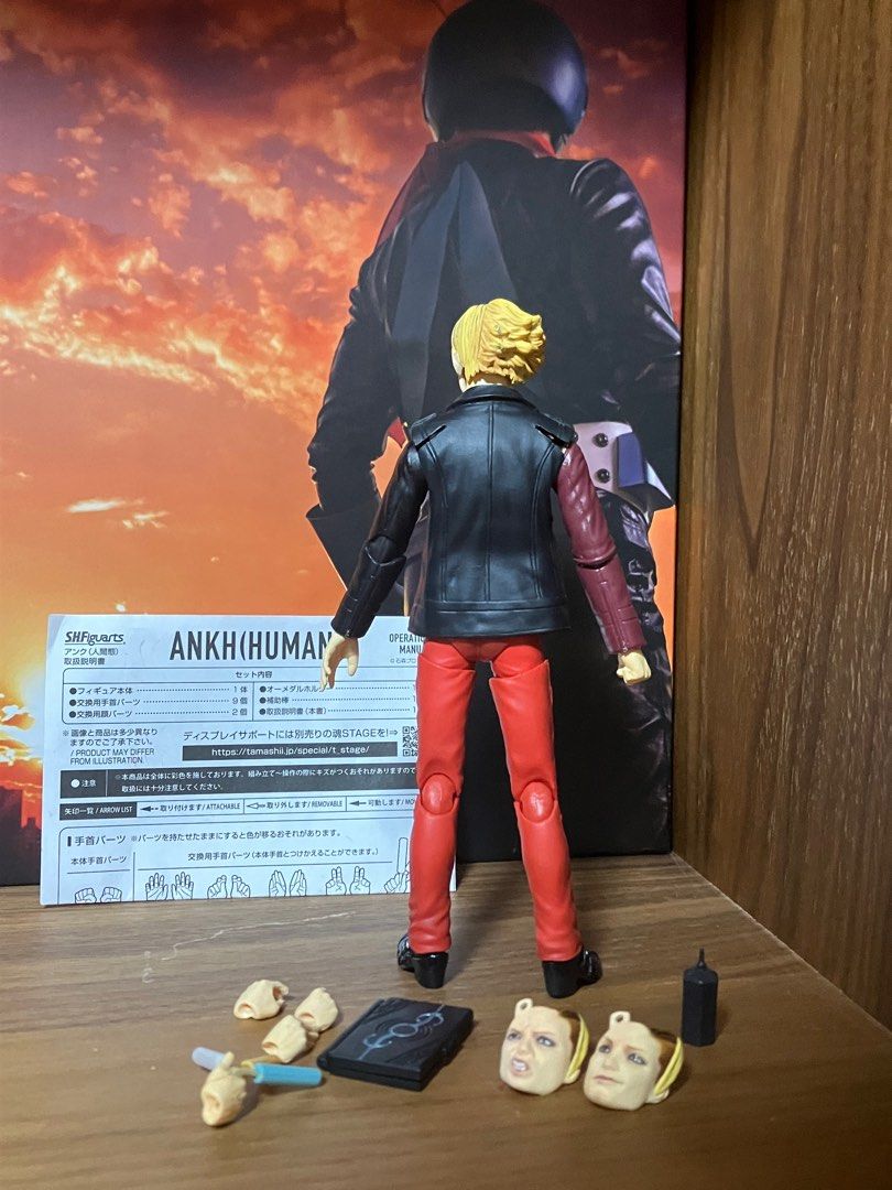 冇盒 二手 SHF s.h.figuarts Ankh Human 真骨雕 Ankh 人連手 Kamen Rider OOO 幪面超人, 興趣 ...