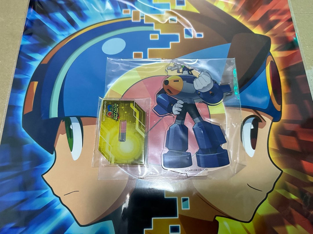 全新 洛克人EXE 6 Capcom Store 亞加力膠立牌 潛水人 ダイブマン DiveMan, 興趣及遊戲, 玩具 & 遊戲類 - Carousell