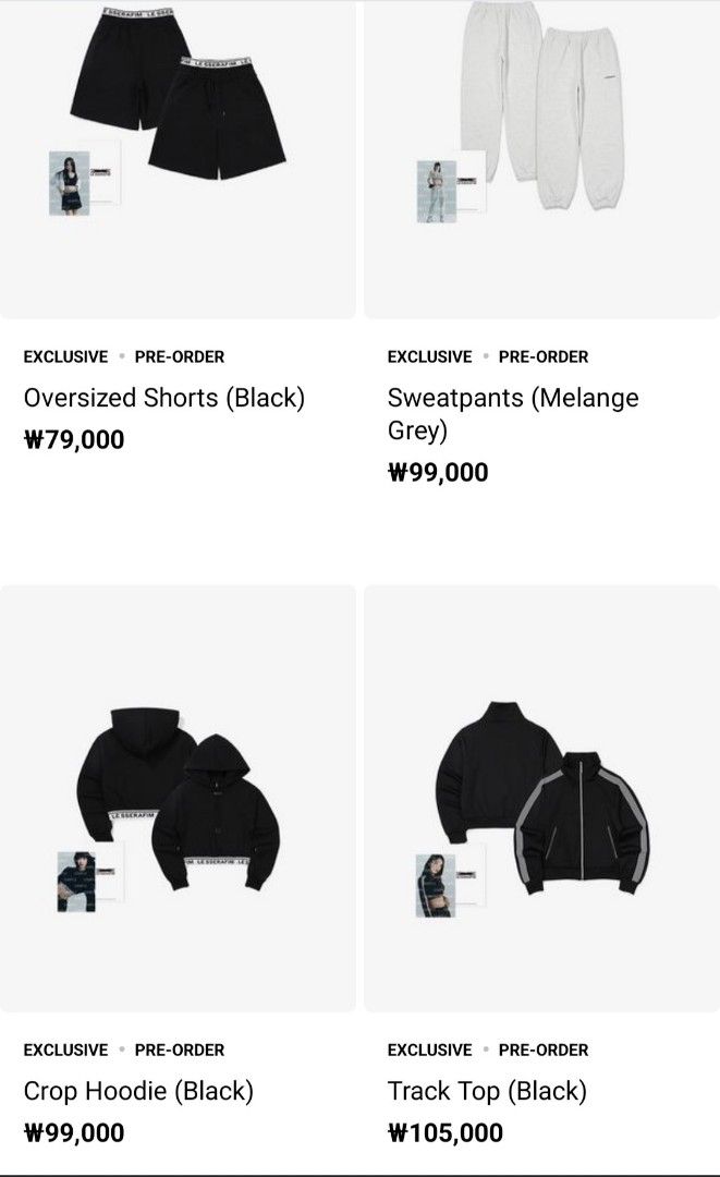 [ GO ] Le sserafim Merch Popup lesserafim pola, Hobbies & Toys ...