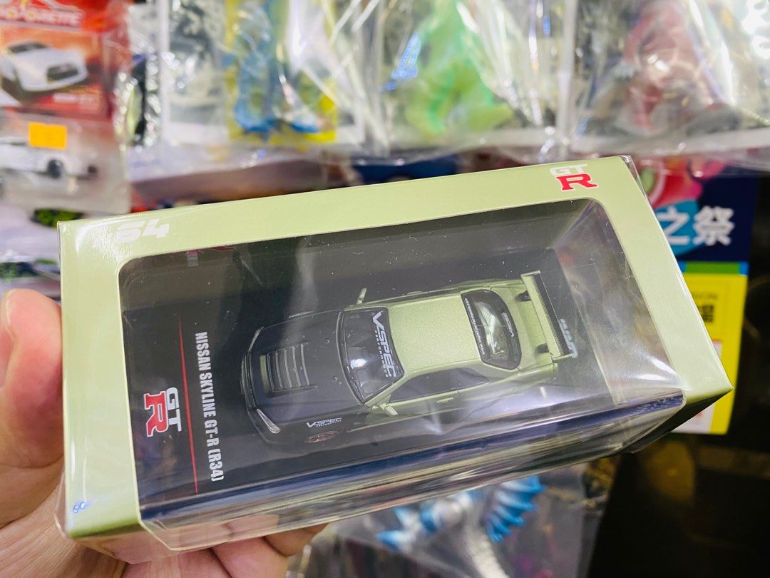 現貨 INNO64 ( IN64-R34MS-NOF ) NISSAN SKYLINE GT-R (R34) M-SPEC NUR Tuned ...