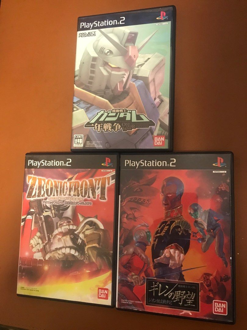 日版 PS2 Gundam 高達 Game 基連之野望 / 一年戰爭 / Zeonic Front, 電子遊戲, 電子遊戲 ...