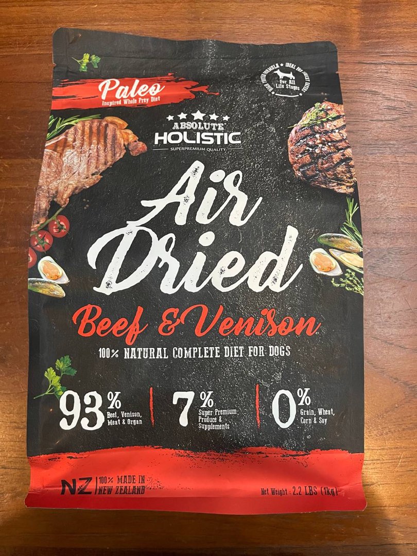 Absolute Holistic Beef & Venison (1KG) Dog Food, Pet Supplies, Pet Food ...