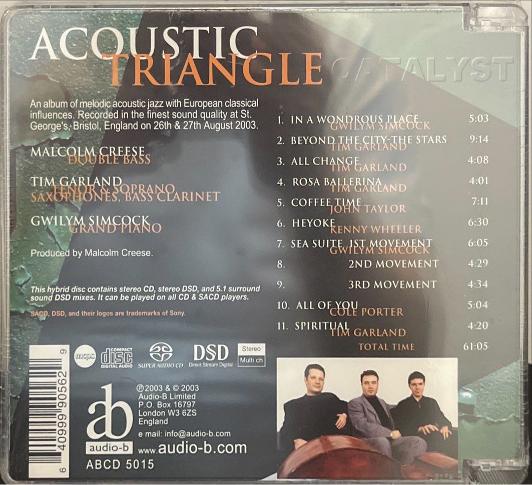Acoustic Triangle SACD DSD- Direct Stream Digital, Hobbies & Toys ...