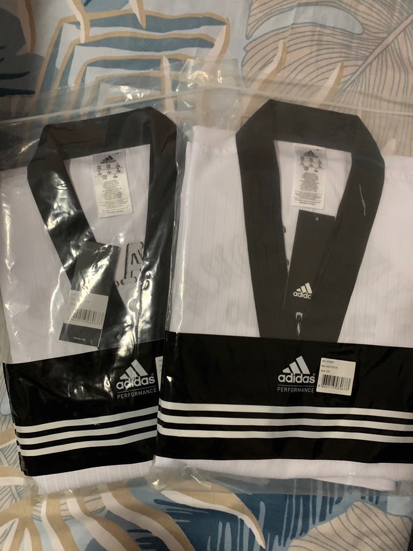 Adidas WT Approved Adistart Black Collar Taekwondo Uniform 150cm, Men's ...
