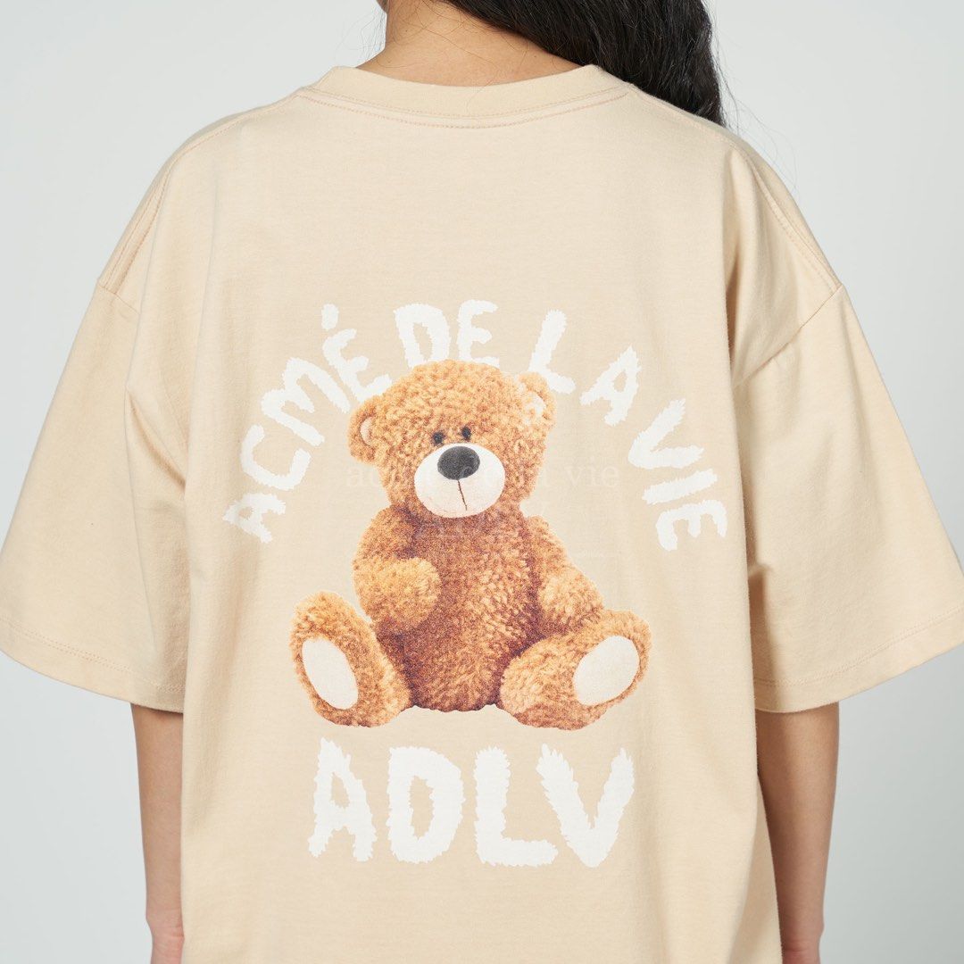 ADLV Teddy Bear (Khaki), Men's Fashion, Tops & Sets, Tshirts & Polo ...