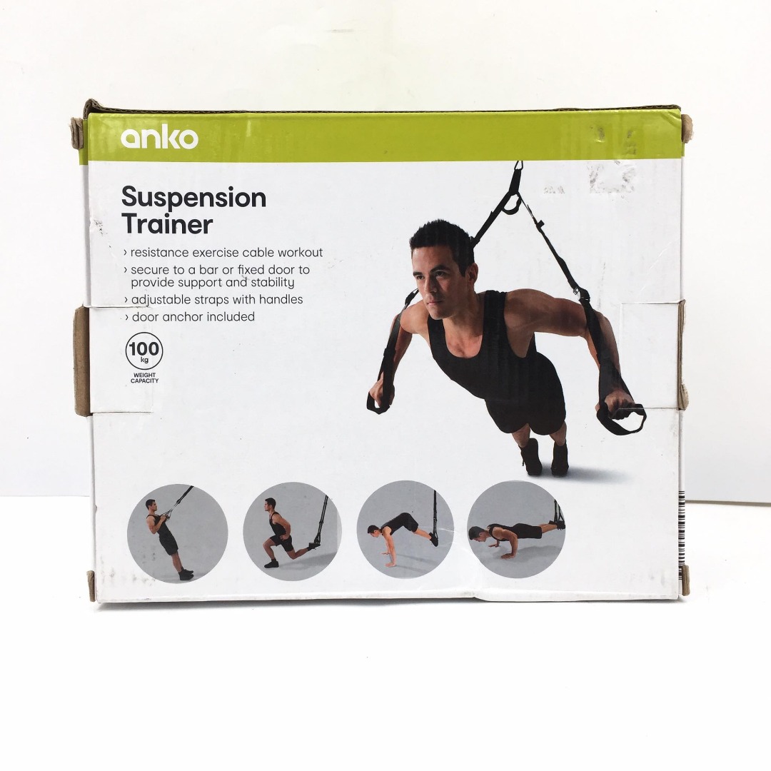 ANKO Suspension Trainer for Indoor Gym Fitness Personal Equipment ...