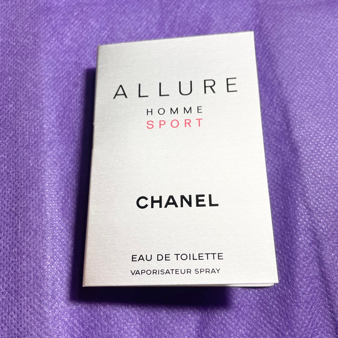 AUTHENTIC Chanel allure homme sport eau de toilette perfume vial spray ...
