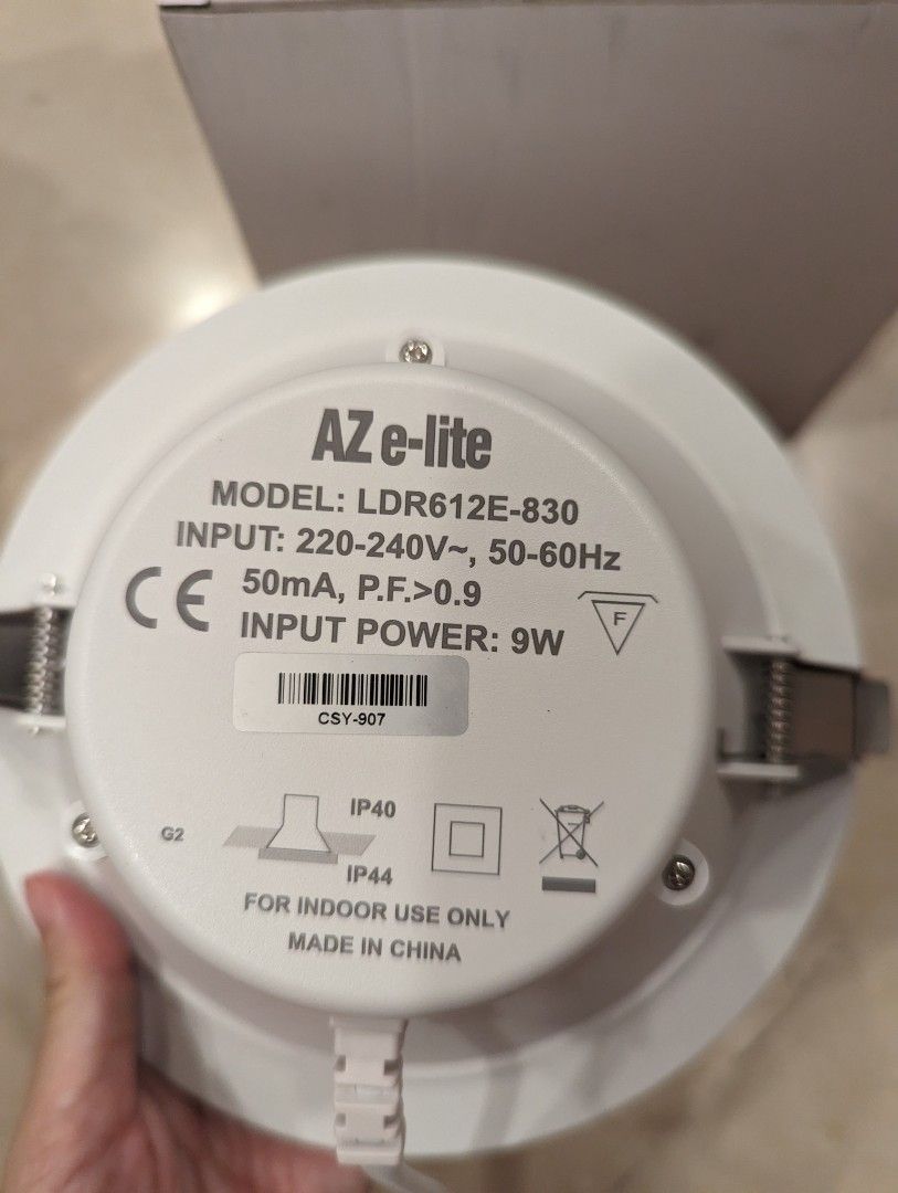AZ e-lite AZSENCE LED downlight G2, Furniture & Home Living, Lighting ...
