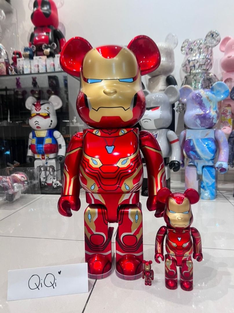 Bearbrick Marvel Ironman MK 50 400%, Hobbies & Toys, Toys & Games on ...