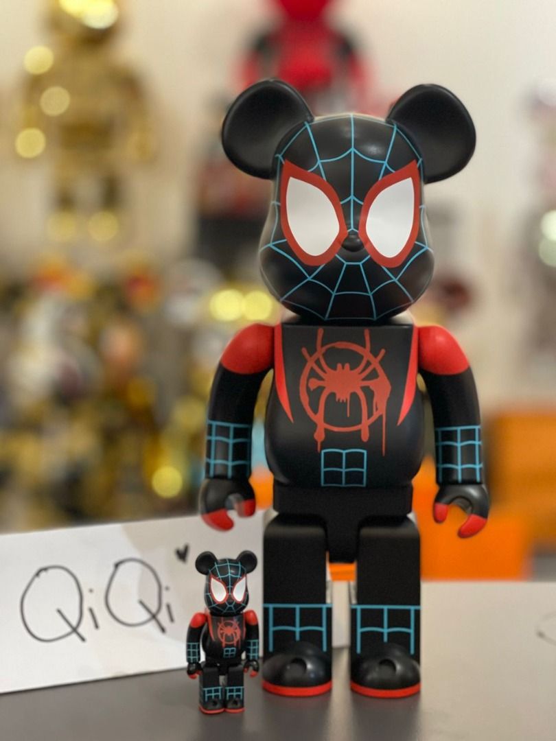 Bearbrick Marvel Spiderman Into the Spiderverse 400%, Hobbies & Toys ...