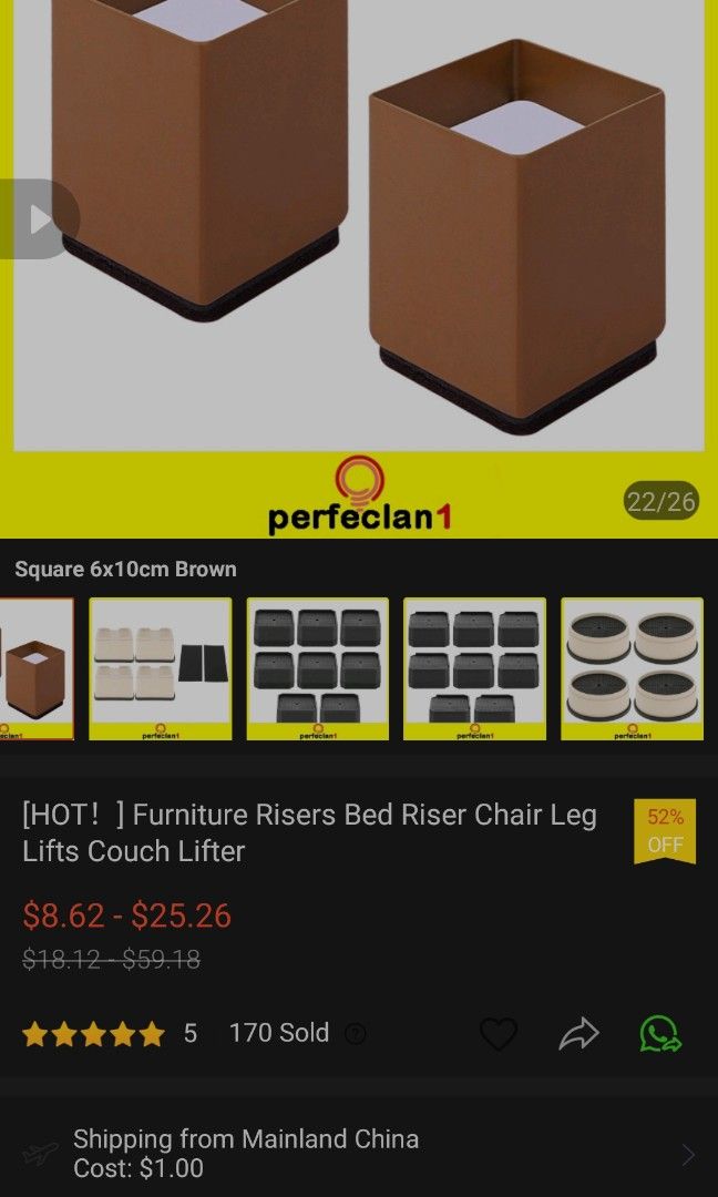 Bed raiser / Crib height raiser, Babies & Kids, Baby Nursery & Kids ...