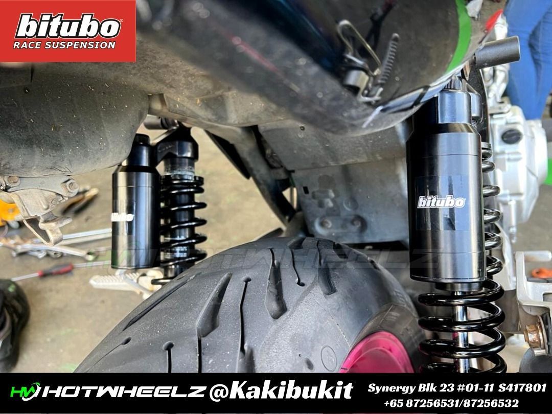 BITUBO SUSPENSION-HONDA CB400/SUPER FOUR/SPEC 1/2/3 REAR SUSPENSION, Motorcycles, Motorcycle ...