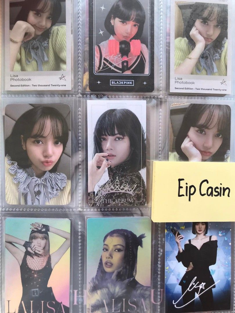 BLACKPINK LISA ASSORTED PHOTOCARD SET, Hobbies & Toys, Memorabilia ...