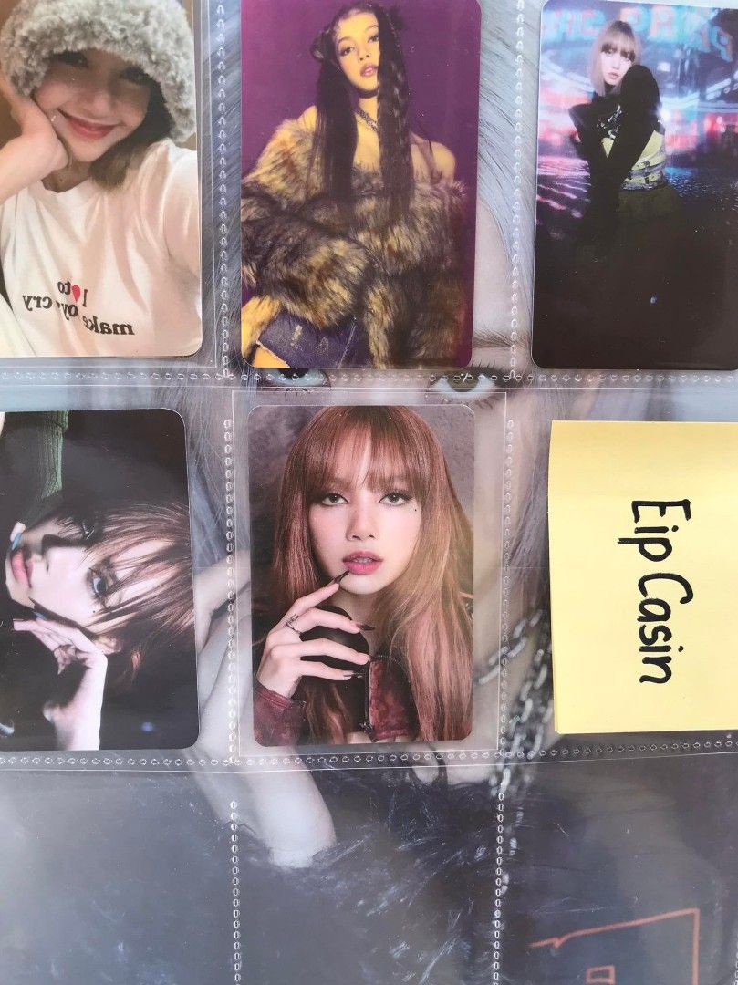 BLACKPINK LISA ASSORTED PHOTOCARD SET, Hobbies & Toys, Memorabilia ...
