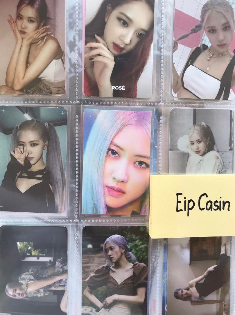 BLACKPINK ROSE ASSORTED PHOTOCARD SET on Carousell