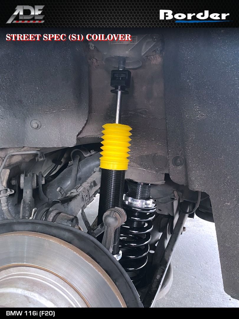 BORDER STREET SPEC (S1) COILOVER ON BMW 116i (F20), Car Accessories ...