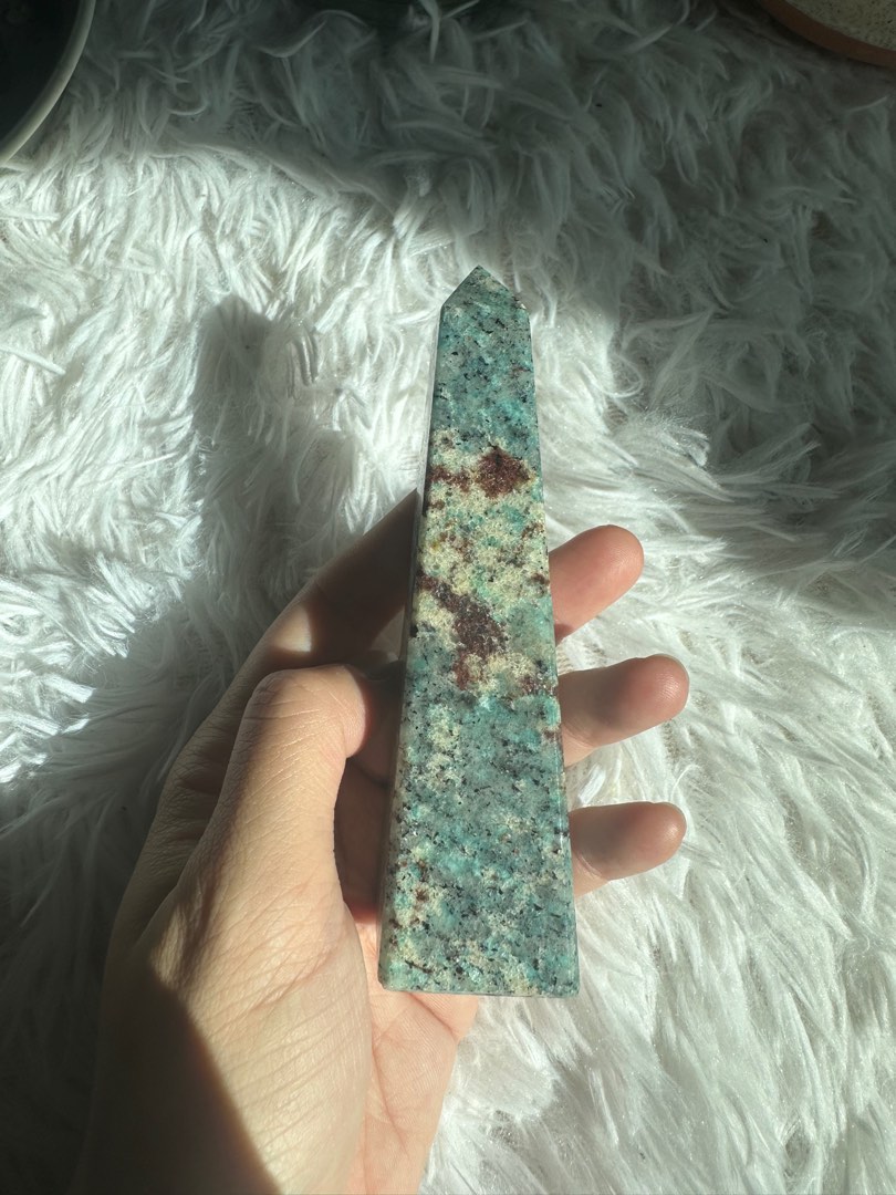 Brazillan Amazonite Tower, Women's Fashion, Jewelry & Organisers ...