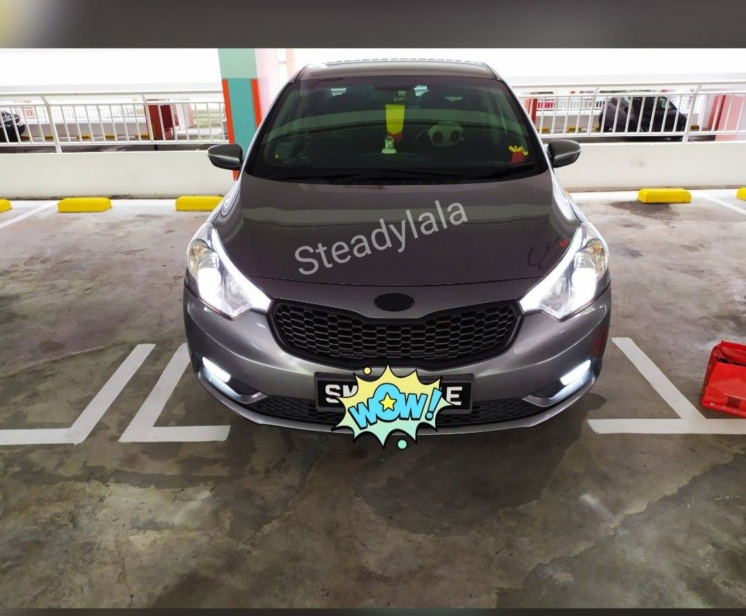 Car Light for Kia Cerato Forte K3 White Headlight Foglight Low Beam. H4 ...