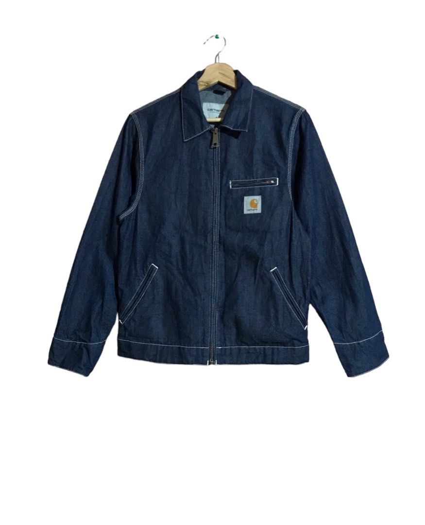 CARHARTT DETROIT DENIM JACKET on Carousell