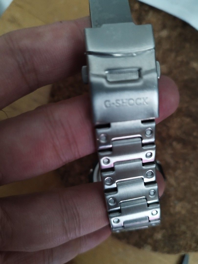 Casio G-Shock stainless, Fesyen Pria, Jam Tangan di Carousell