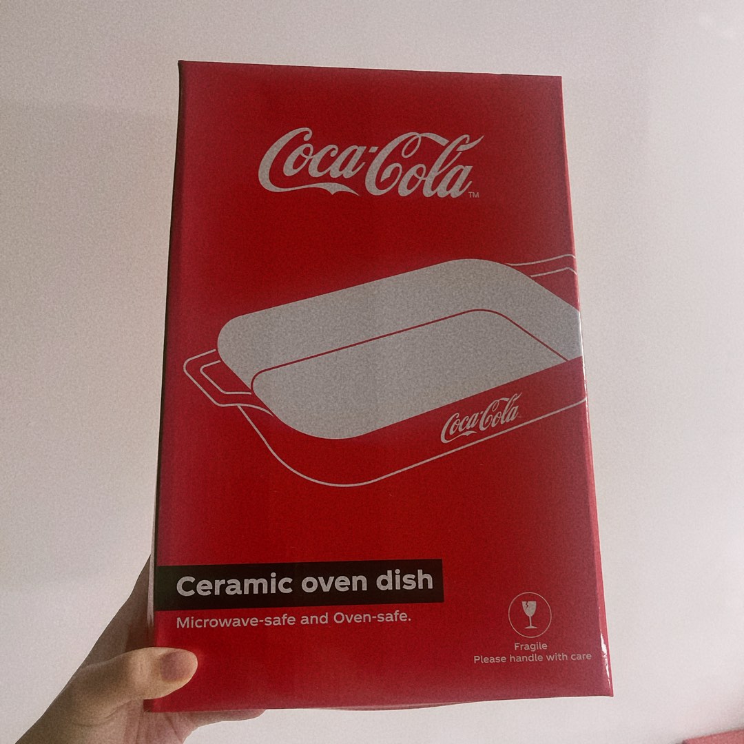 Ceramic Oven Dish From Coca Cola - Microwave and Oven Safe, TV & Home ...