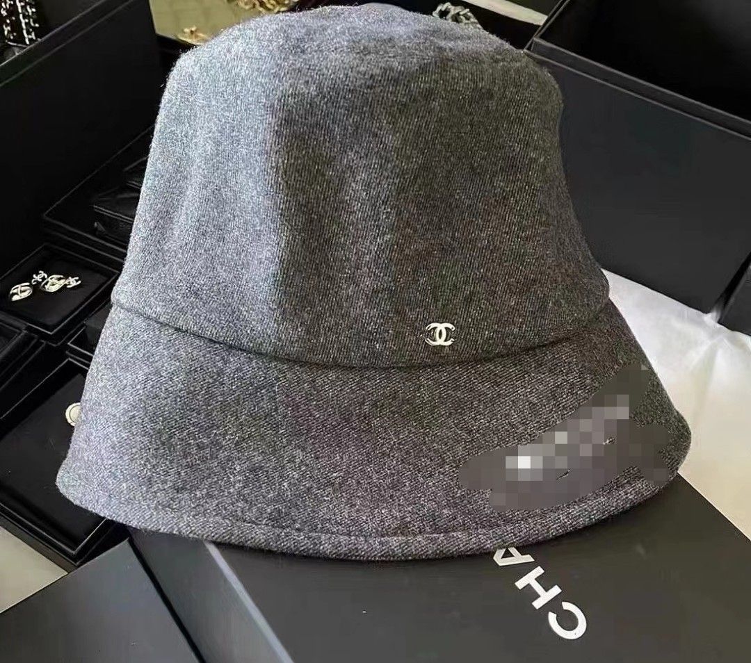 chanel bucket hat, Luxury, Accessories on Carousell