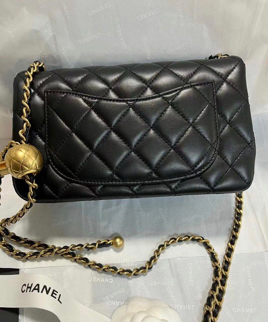 Chanel cf 金球mini, Luxury, Bags & Wallets on Carousell