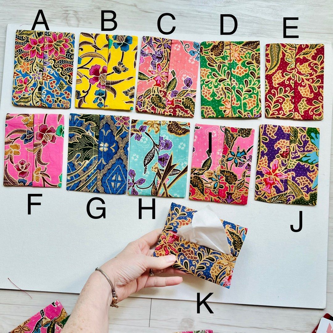 CHOPE! Batik Tissue Holder Handmade in Singapore, Everything Else on ...