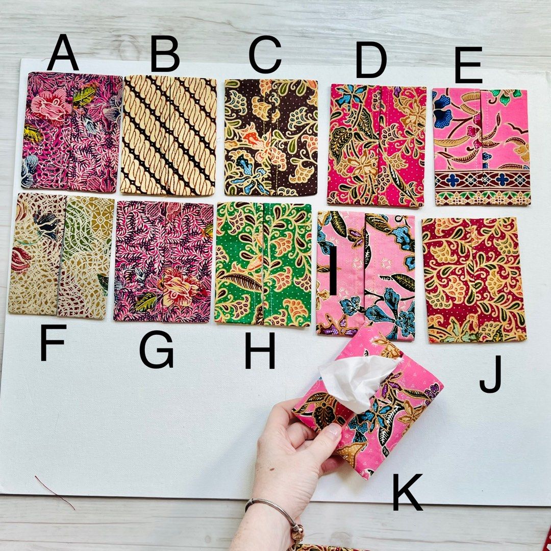 CHOPE! Batik Tissue Holder Handmade in Singapore, Everything Else on ...