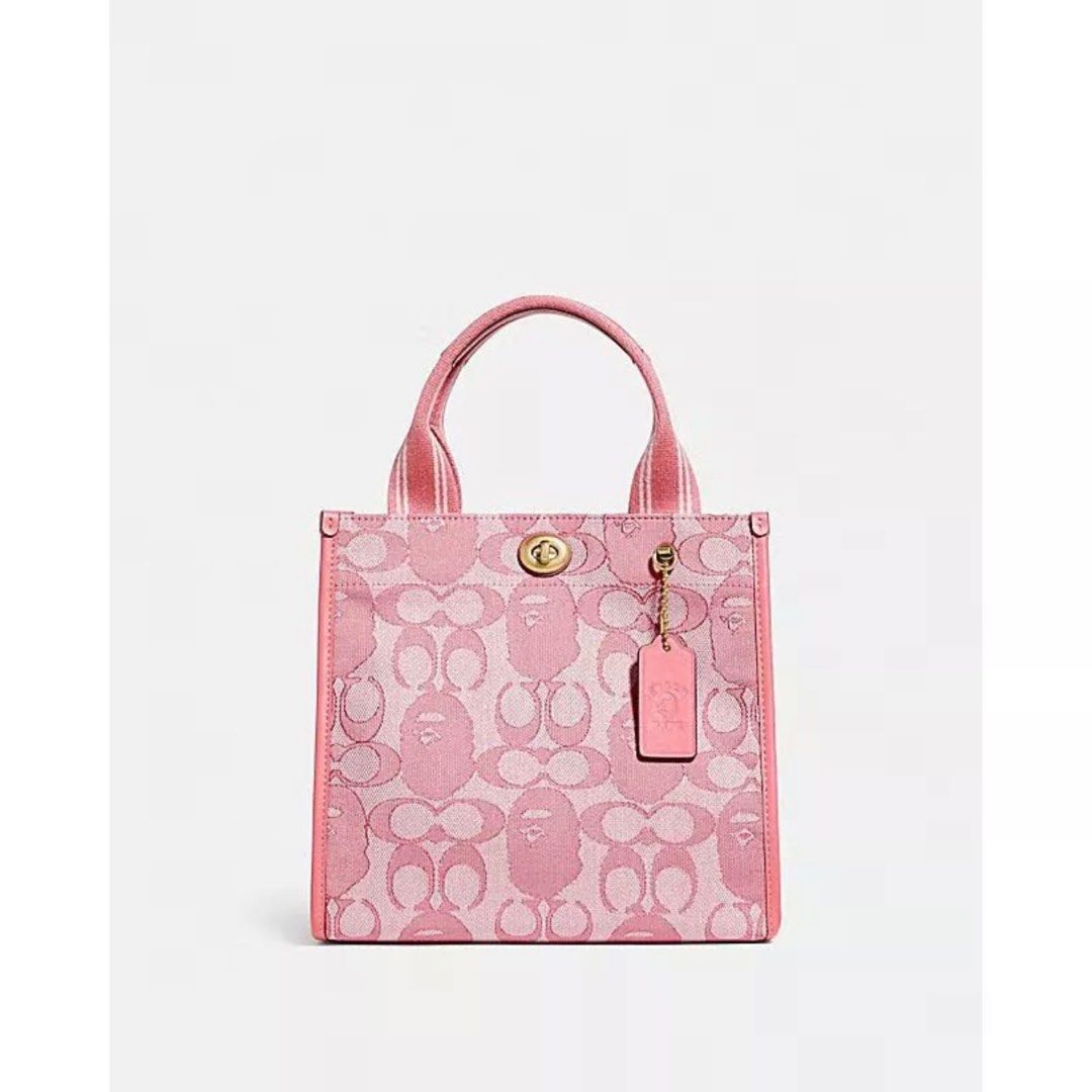 Coach x Bape Tote 22 Bag in Signature Jacquard, Women's Fashion, Bags ...