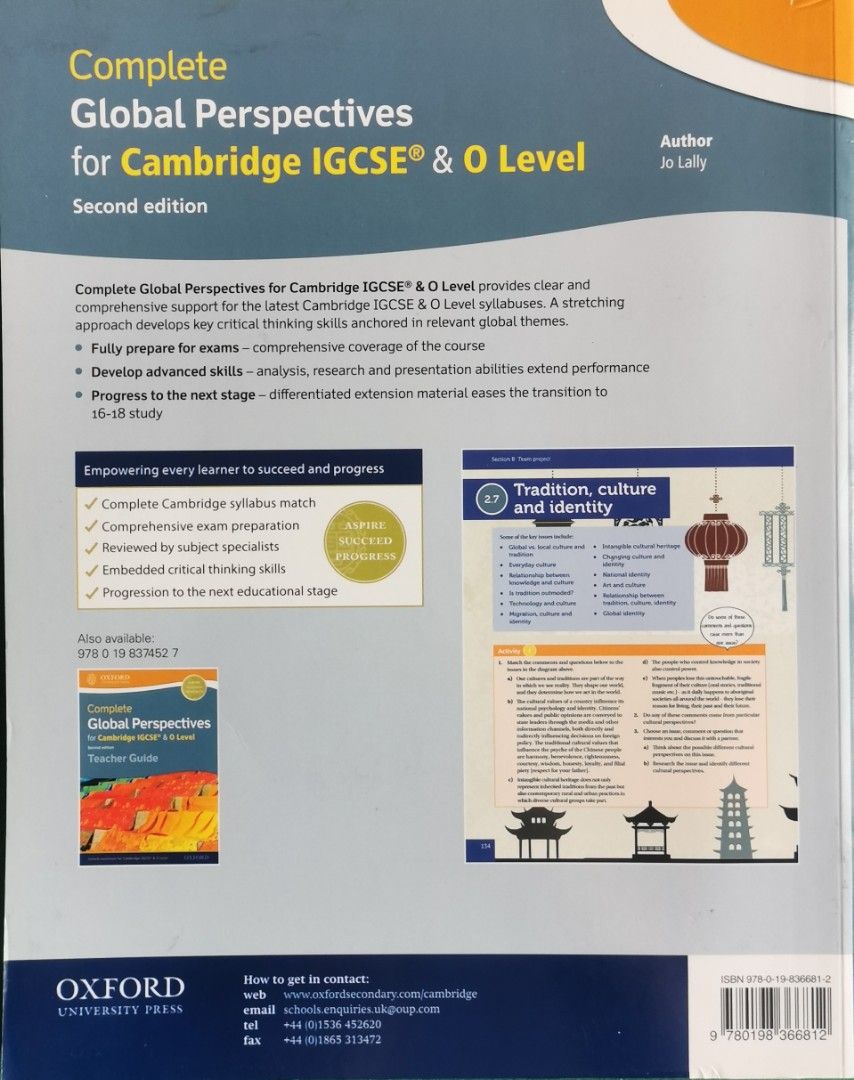 Complete Global Perspectives for Cambridge IGCSE and O Level second edition, Hobbies & Toys ...