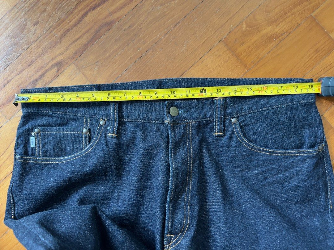 Denimio X Graph Zero 16oz Broken Twill Modern Straight Jeans, Men's ...