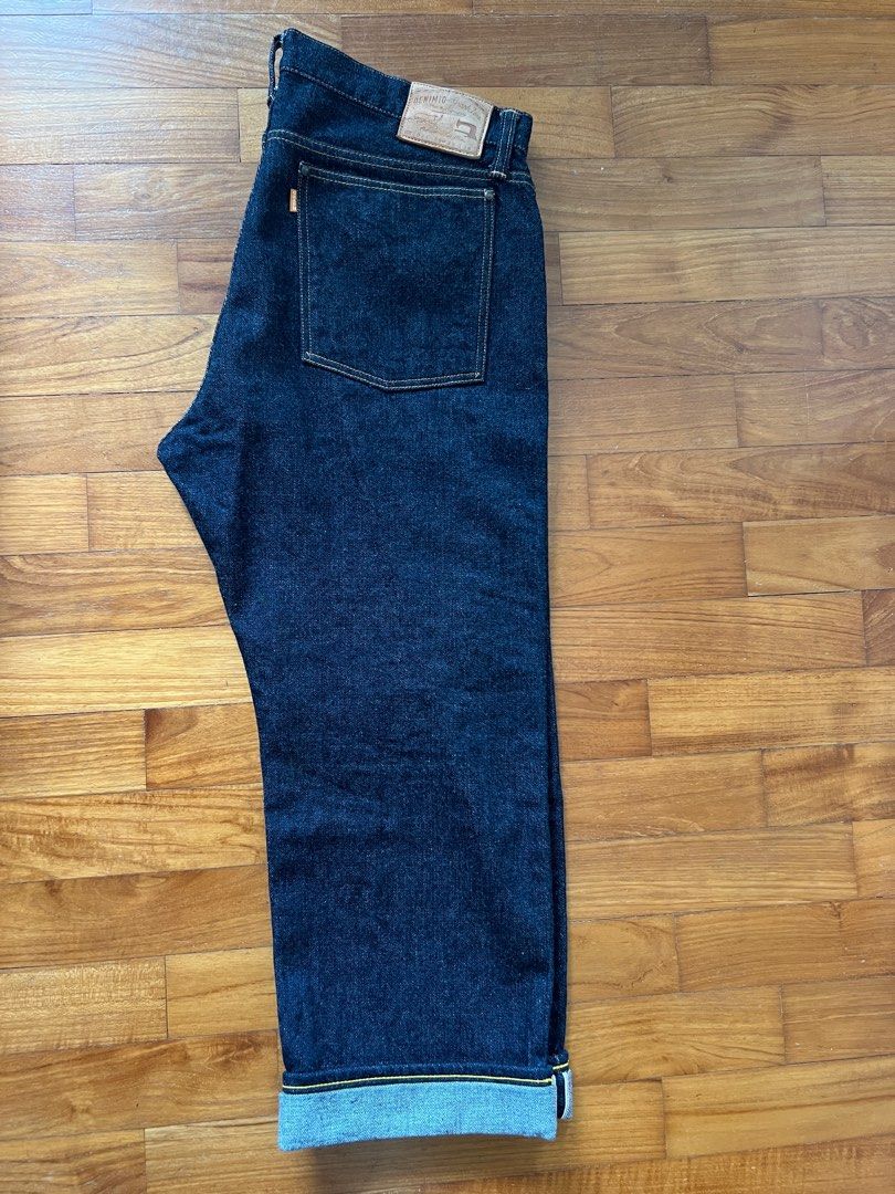 Denimio X Graph Zero 16oz Broken Twill Modern Straight Jeans, Men's ...