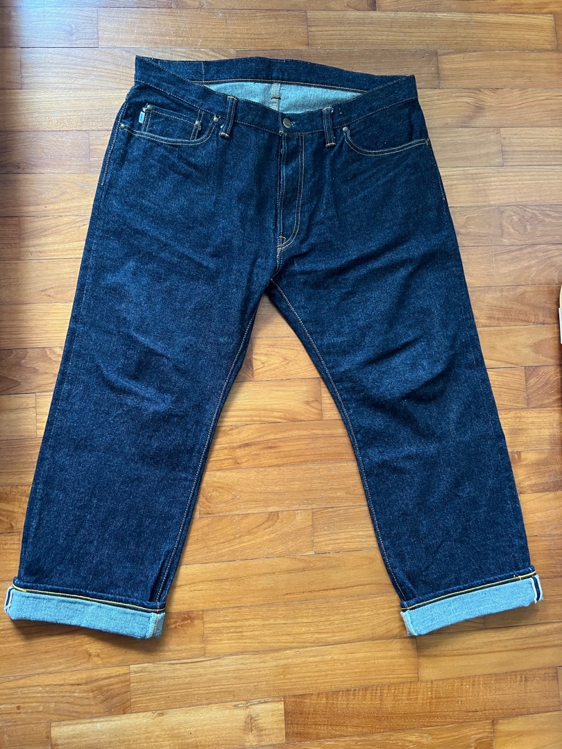 Denimio X Graph Zero 16oz Broken Twill Modern Straight Jeans, Men's ...