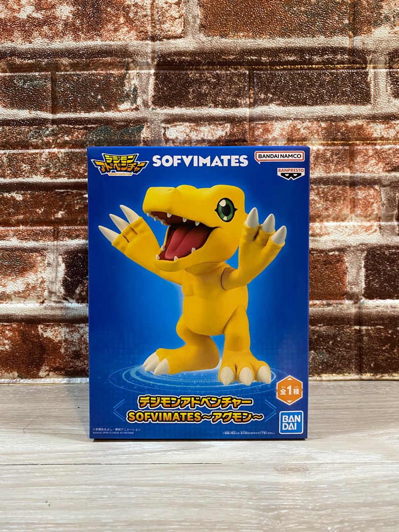 Digimon Adventure Sofvimates Agumon Figure Figurine, Hobbies & Toys ...