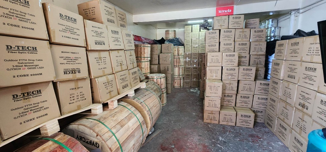 D-TECH FTTH Drop Cable and Mini Figure 8 Cable Galvanized Fiber Optic ...